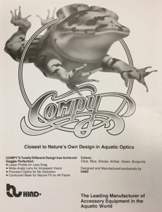 History of the Compy Swim Goggle developed in the 70's | Blog | GH Sports